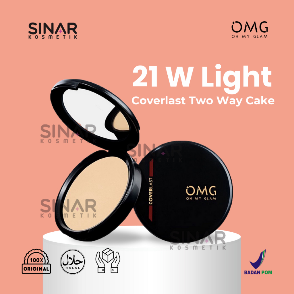 Jual OMG Oh My Glam Coverlast Two Way Cake 12g - Blur Effect TWC ...