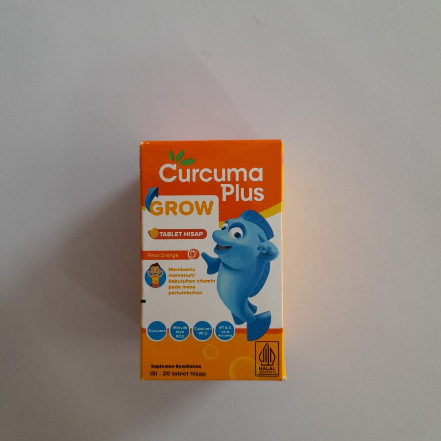 Jual CURCUMA PLUS GROW 20 TABLET HISAP | Shopee Indonesia