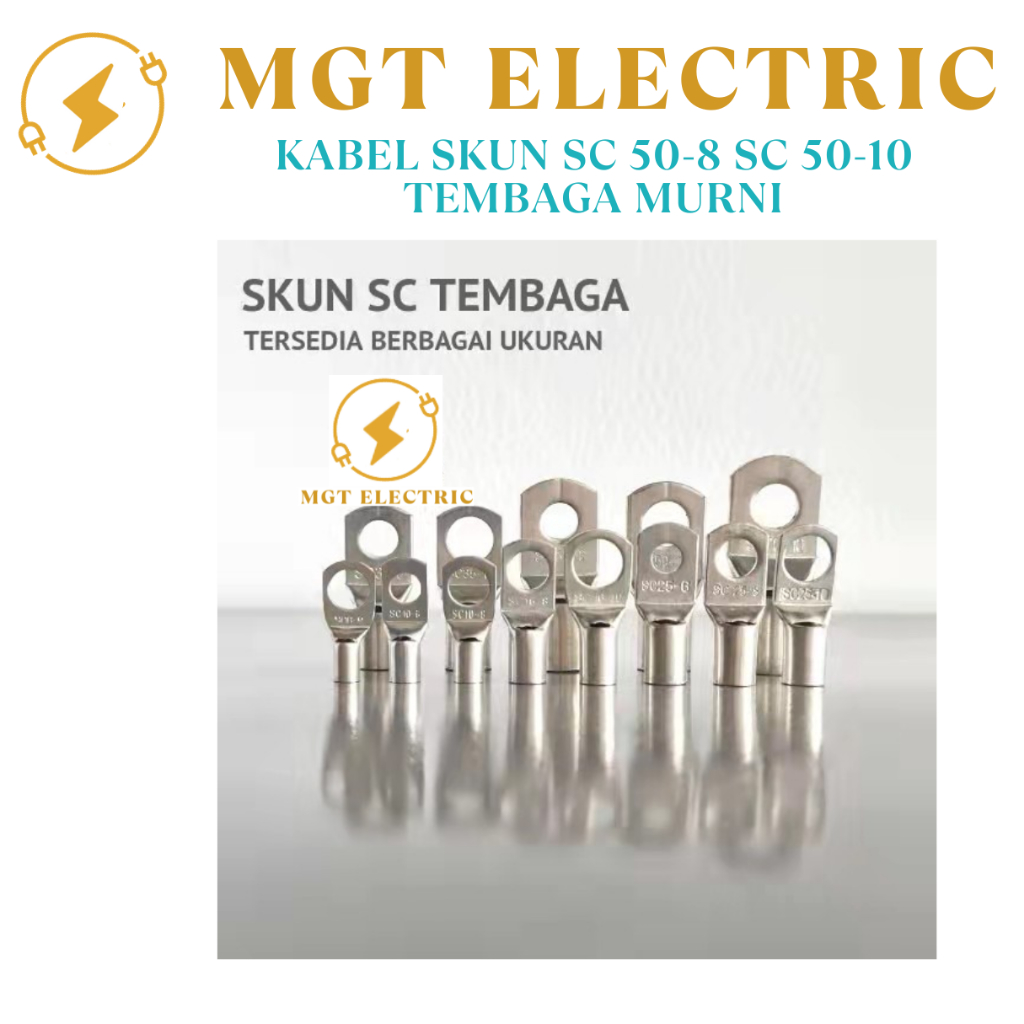 Jual Kabel Skun SC 50-8 SC 50-10 Tembaga Murni | Shopee Indonesia