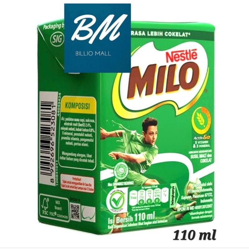 Jual Susu UHT Milo Active Go 110 ml | Shopee Indonesia