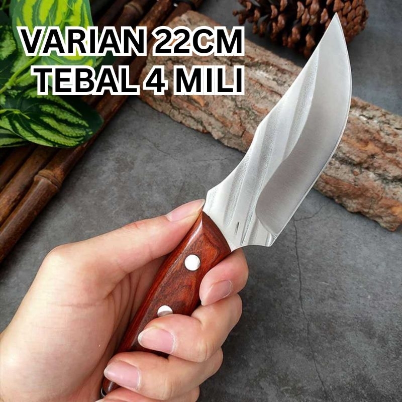 Jual Pisau Survival Camping Bushcraft Stainless Steel 4CR13 Dengan ...