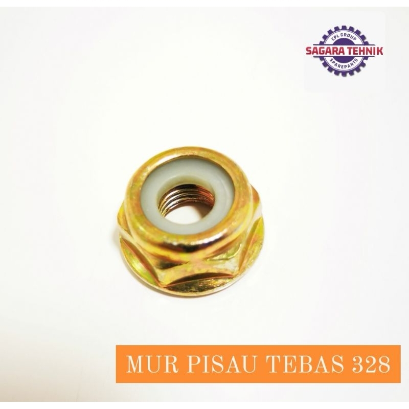 Jual Mur Pisau Mesin Potong Rumput 328 / Cutter Fixing Nut | Shopee ...
