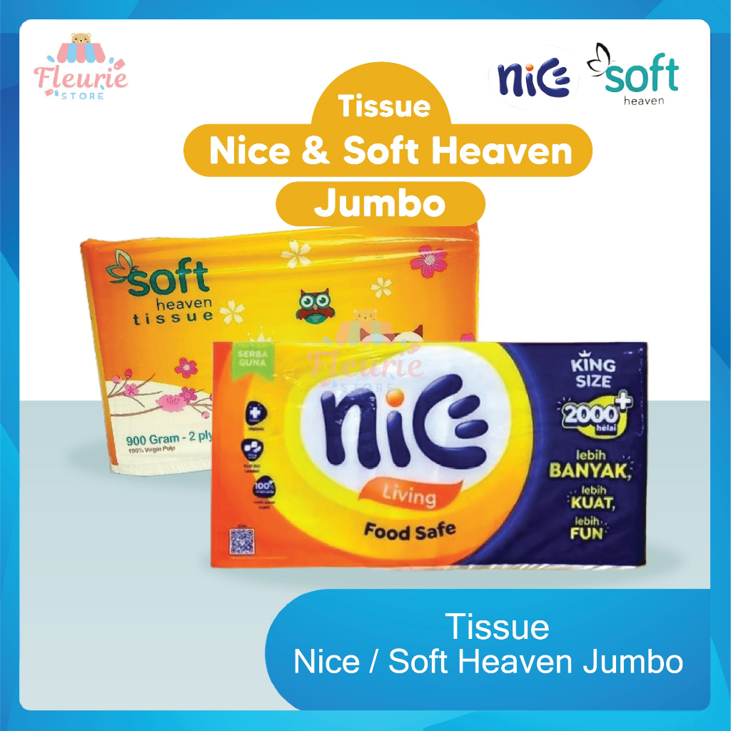 Jual Tissue Nice / Soft Heaven Facial Kiloan 1000gr - Tissue Wajah ...