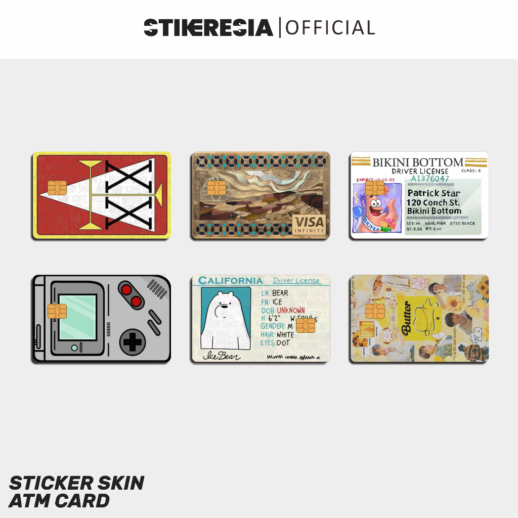 Jual Stiker ATM Katalog Keempat - Stiker Kartu ATM Emoney Flazz Vinyl ...