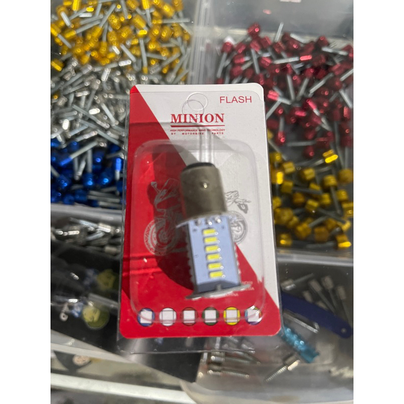 Jual (COD)Lampu Stop 30 Led Flash(Running)Minion,biru,merah,putih ...