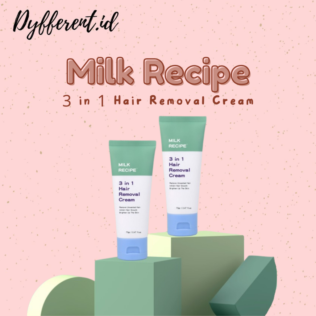 Jual Milk Recipe 4 in 1 Hair Removal Cream 3 in 1 Krim Penghilang Bulu ...