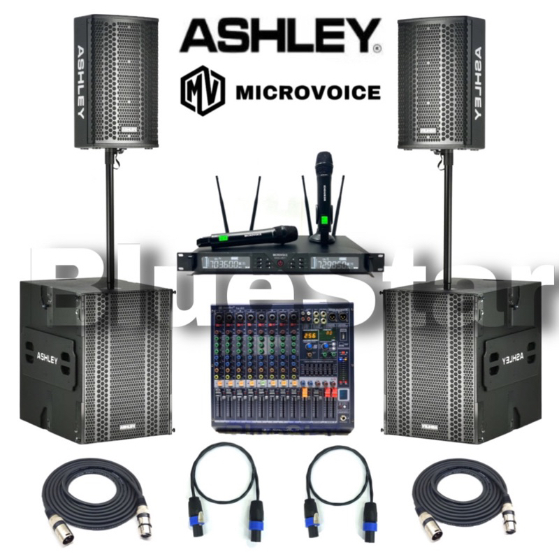 Jual Paket Sound Karaoke Ashley TW12P + Subwoofer ZOOM 1184 DSP ...