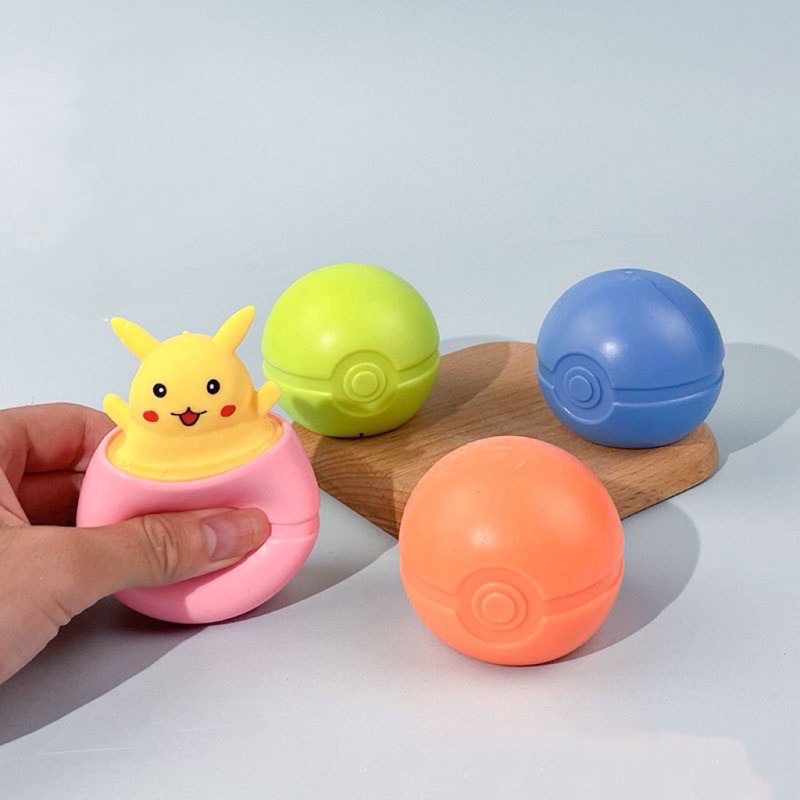 Jual Mainan Squishy Anti Stress BOLA Pikachu Pop It | Shopee Indonesia