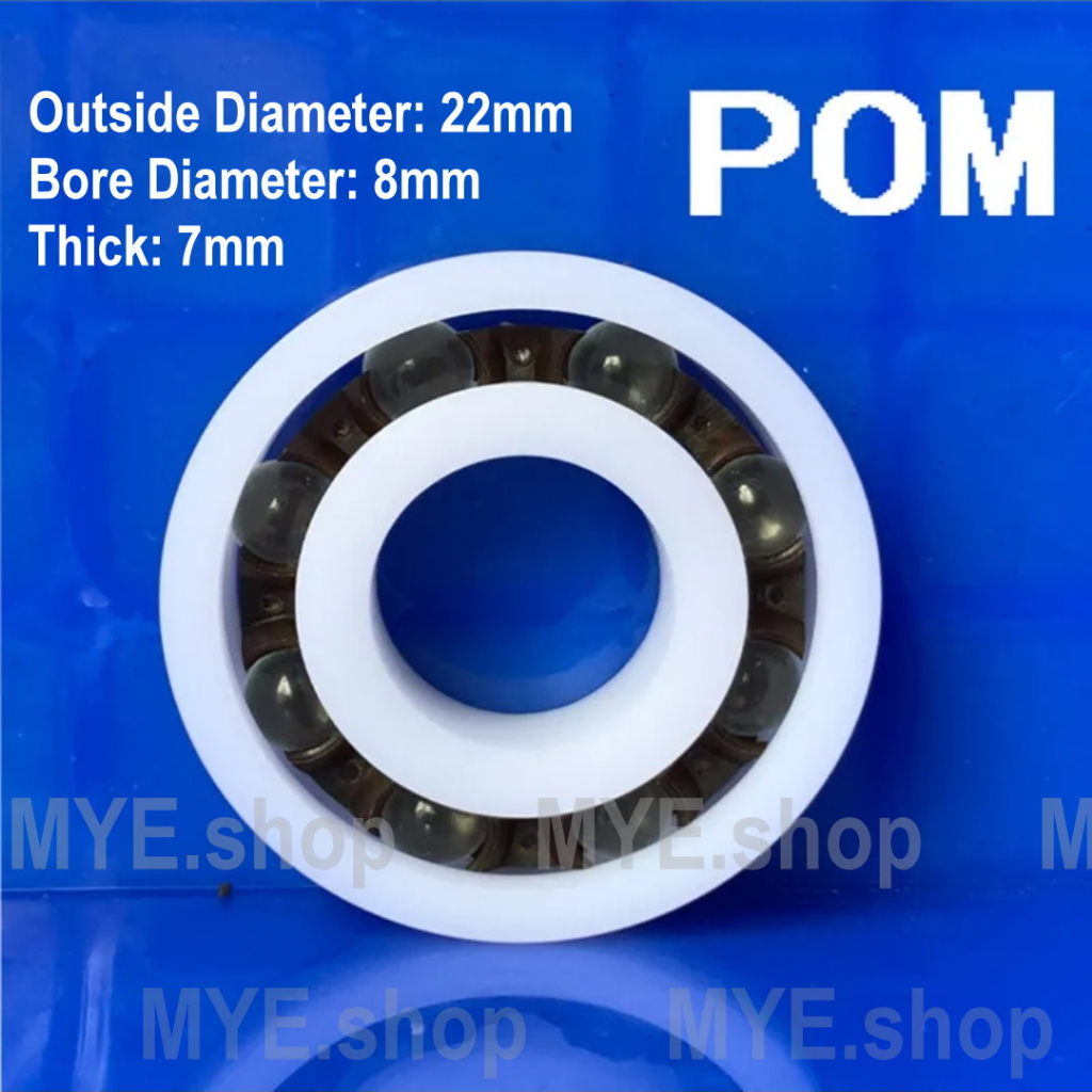 Jual POM Bearing 608 Bearing PLastik Anti Air Anti Karat Ukuran ...