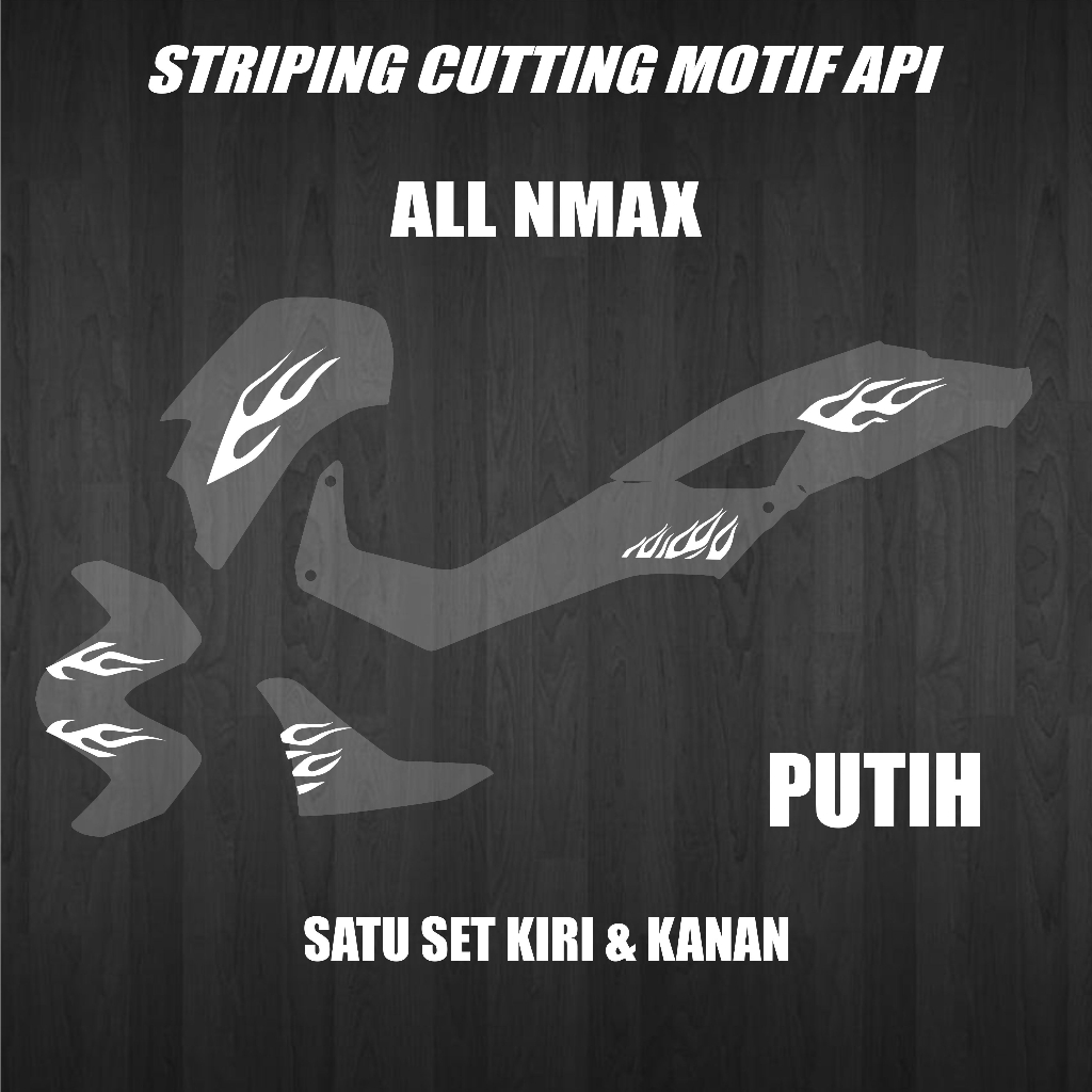 Jual Striping Nmax Cutting Motif Api Striping Hotwheel Style ( All Nmax ...