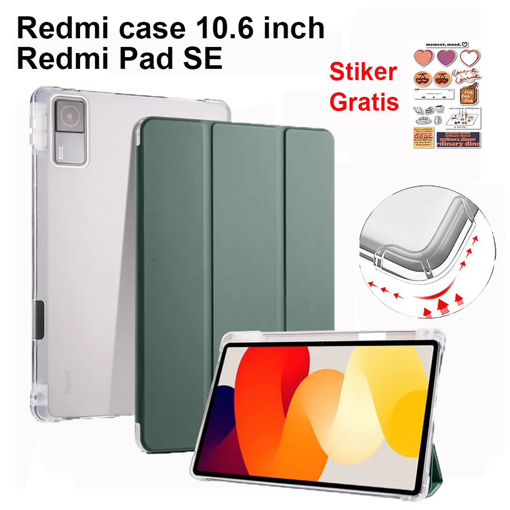 Jual Case Redmi Pad SE With Pen Slot Stiker Gratis RedMi Pad 10.6/SE ...