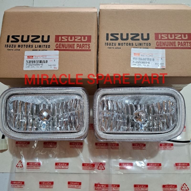 Jual Fog Lamp Lampu Kabut Oval Isuzu Panther New Kapsul (SET) | Shopee ...