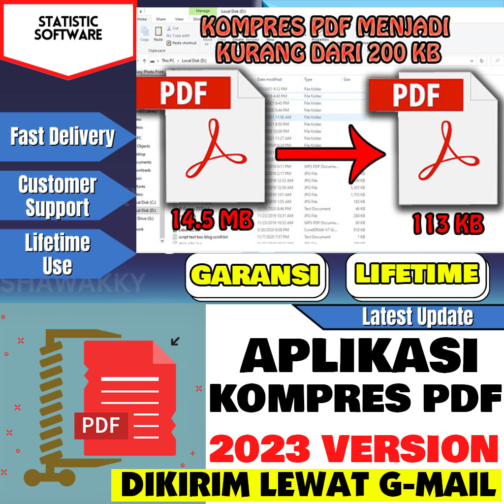 Jual PDF Compressor Pro / memperkecil ukuran pdf / kompres pdf / pdf ...