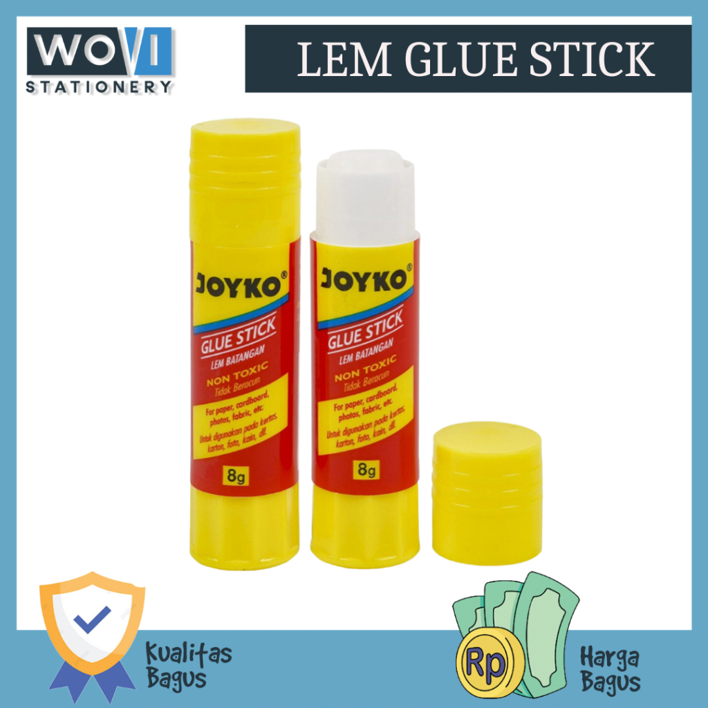 Jual [PCS] Lem Glue Stick GS-09 8gr Joyko / Lem Kertas / Lem Glue Stick ...