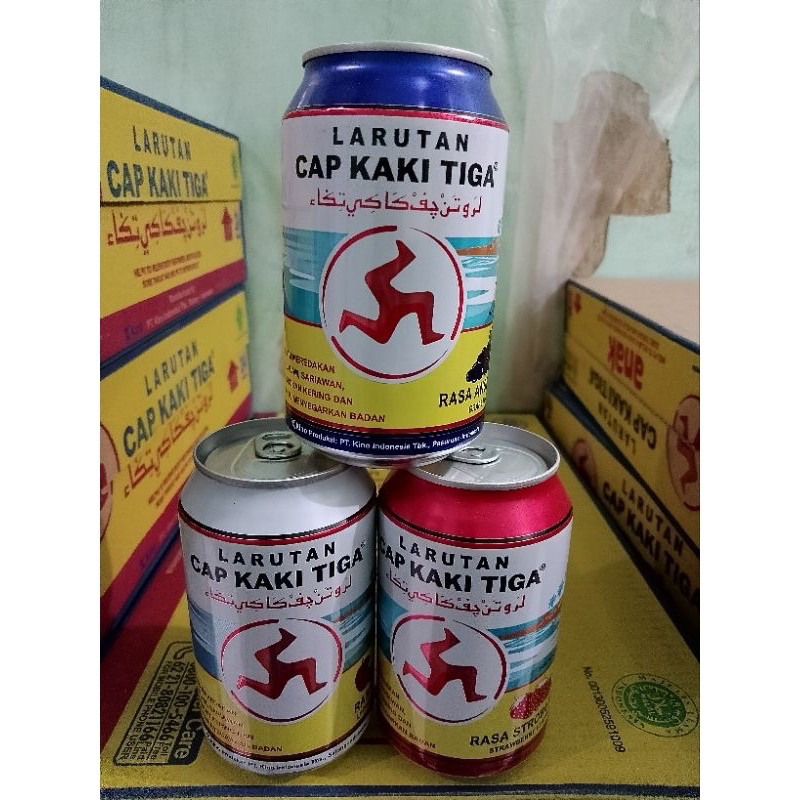Jual MINUMAN KALENG LARUTAN CAP KAKI 3 320 ml SATUAN) | Shopee Indonesia