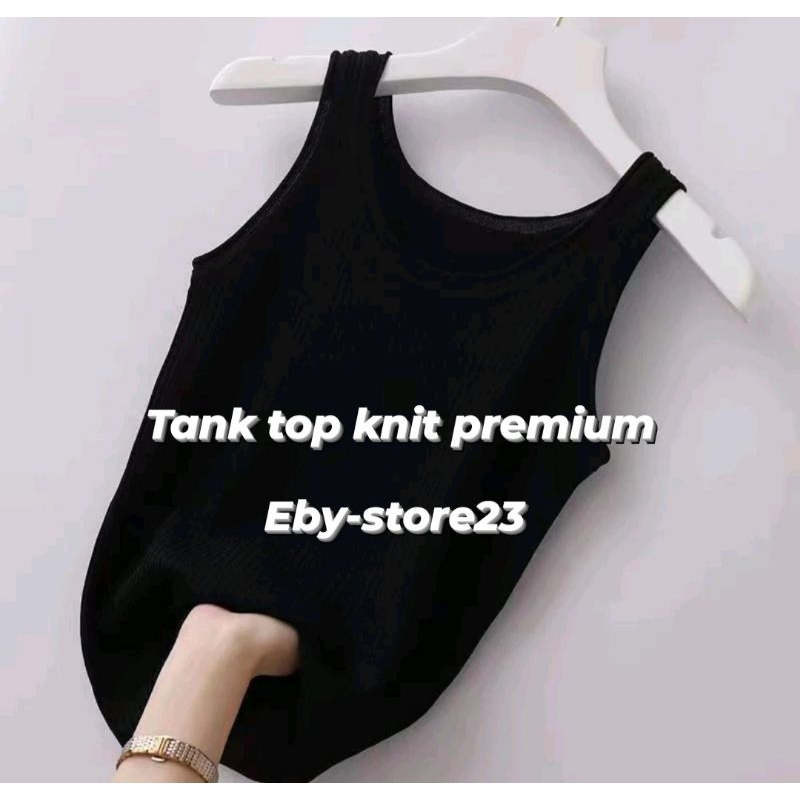 Jual tank top knit premium bahan tebal dan model terbaru di Thn ini ...