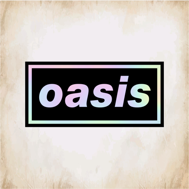 Jual STICKER HOLOGRAM LOGO BAND OASIS | Shopee Indonesia