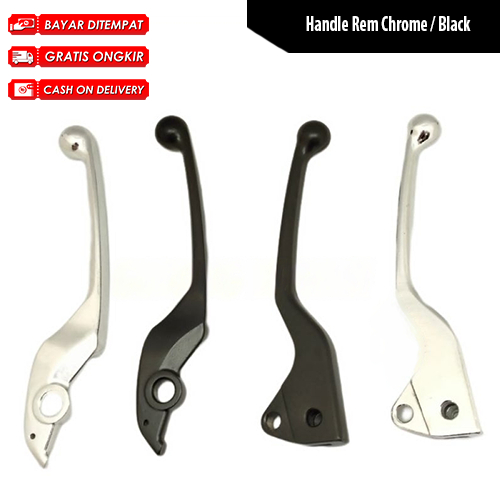 Jual Handle Rem / Tuas Rem Tangan Standar Chrome / Hitam Universal ...