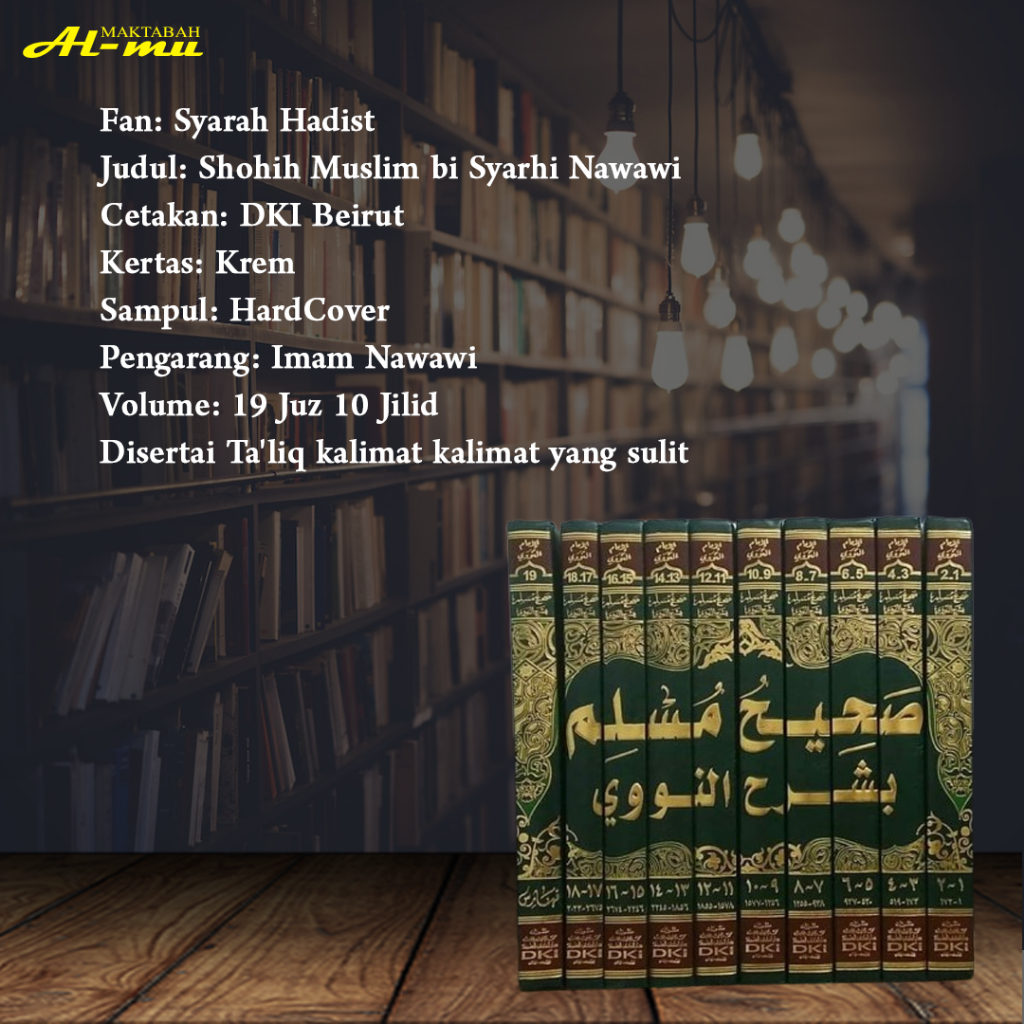 Jual Syarah Shohih Muslim Syarah Sohih Muslim Imam Nawawi DKI 10 Jilid ...
