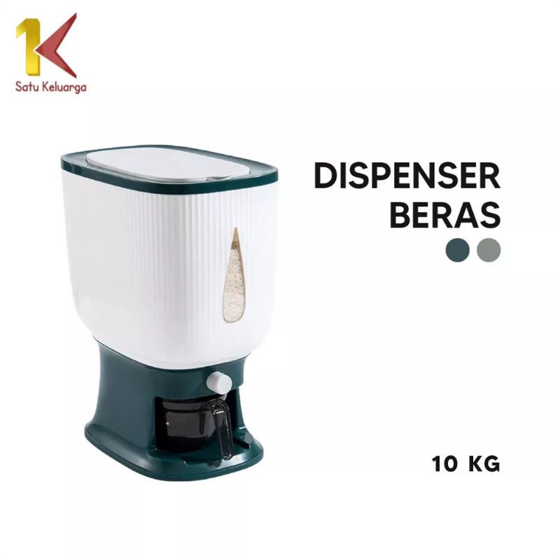 Jual DISPENSER BERAS 10KG / TEMPAT PENYIMPANAN BERAS KEKINIAN | Shopee ...