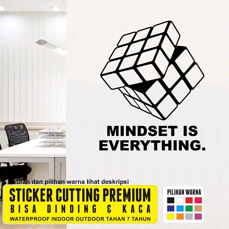 Jual Stiker Dinding Kaca Motivasi Kerja Kantor Cafe Cutting Sticker ...