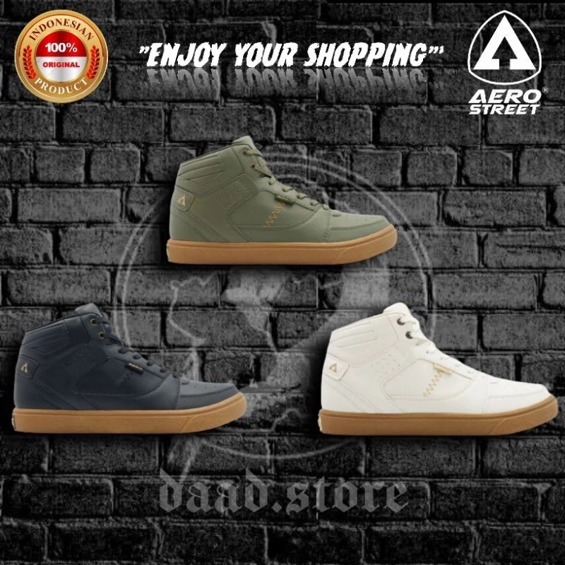 Jual ORIGINAL sepatu aerostreet hoops gum high/volt/hoops 2D reborn ...