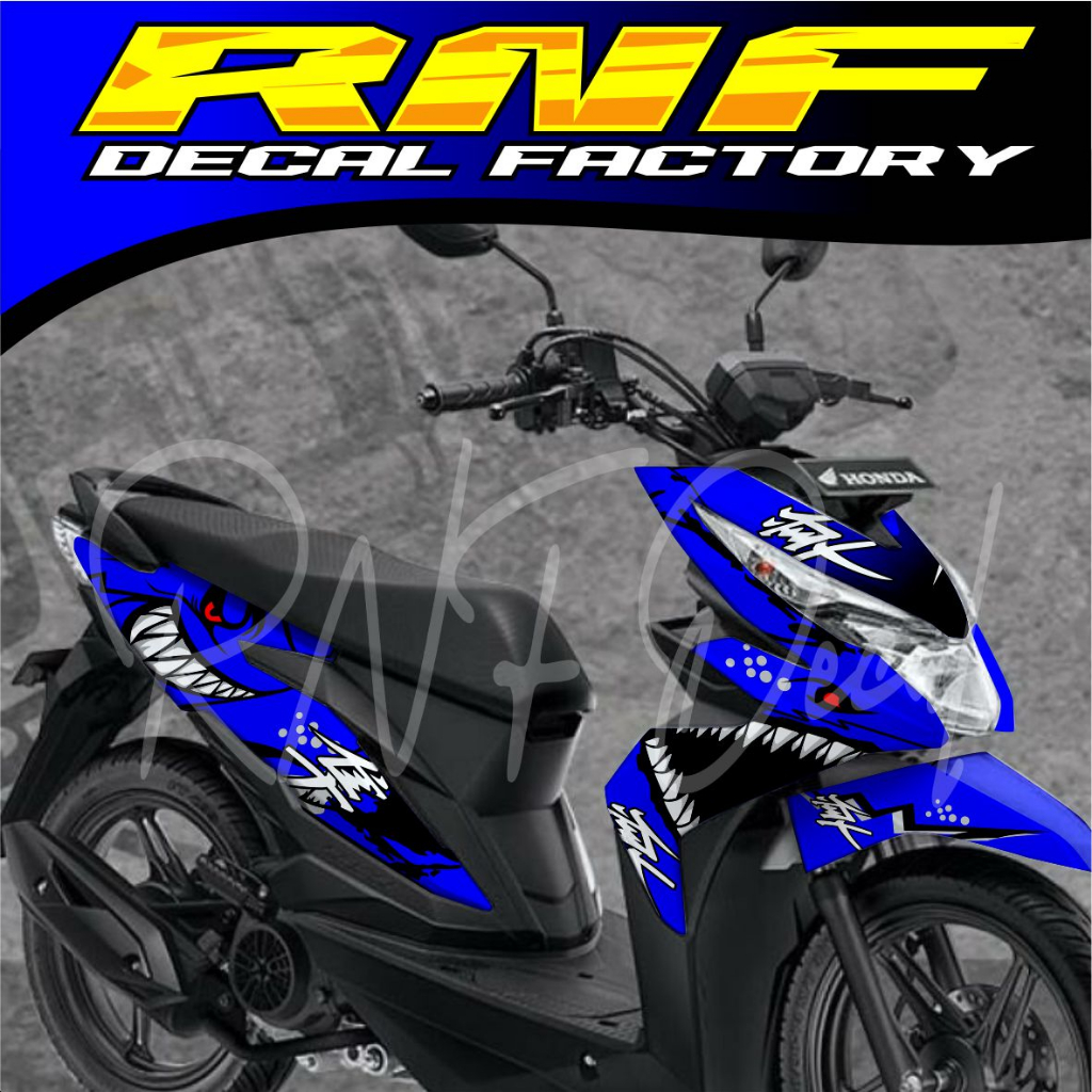 Jual DECAL BEAT STREET,,DECAL BEAT BABY SHARK,DECAL BEAT CUSTOM,,DECAL ...
