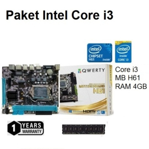 Jual Paket Prosesor Intel Core i3 Mobo RAM | Shopee Indonesia
