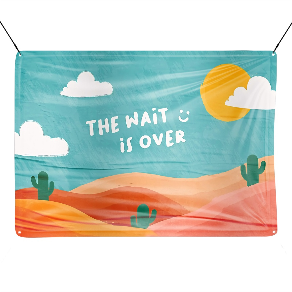 Jual TAPESTRY WALL DECOR BENDERA KPOP BOYBAND BTS THE WAIT IS OVER ...