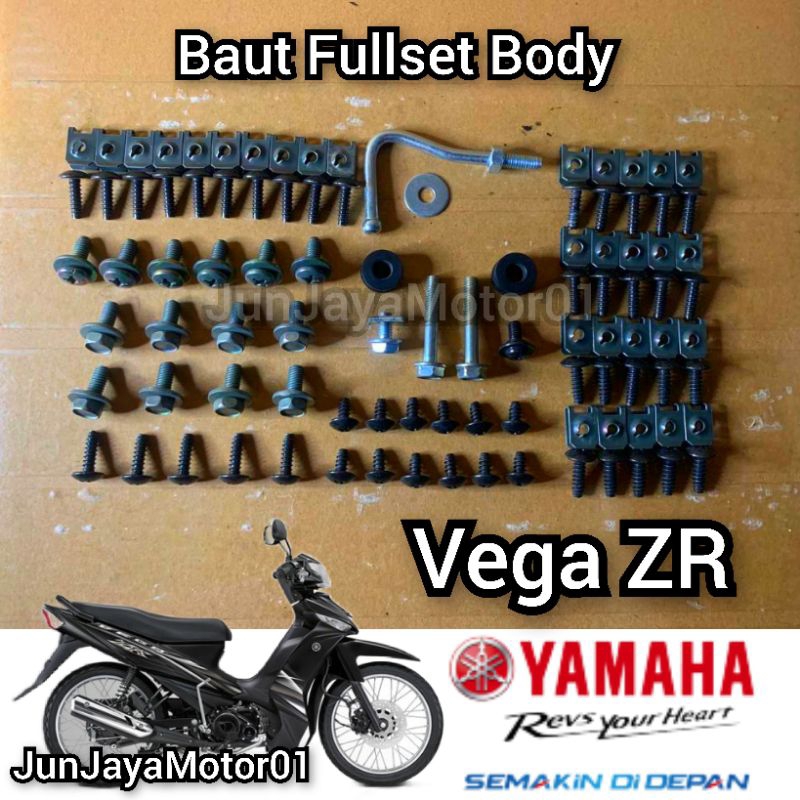 Jual Baut Lengkap Full Set Body Bodi Yamaha Vega Zr | Shopee Indonesia