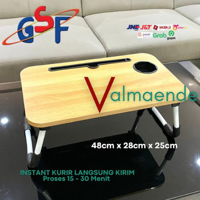 Jual Meja Laptop Meja Lipat Portable Meja Belajar 55x40cm GSF 1087 5030 5840 4055 Packing Bubble ...