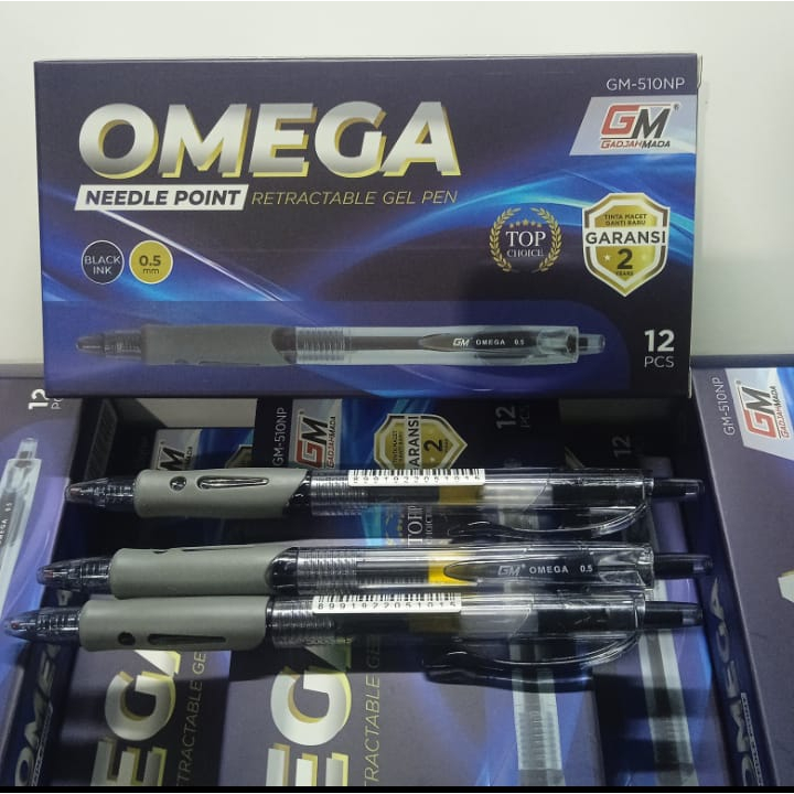 Jual Pulpen Gel Pen Cetek GM OMEGA Gel Pen isi 12 PCS | Shopee Indonesia
