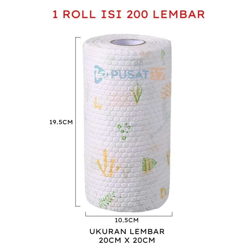 Jual Kain Lap Dapur Tissue / Tissu / Tisue / Tisu Roll Gulung Pembersih ...