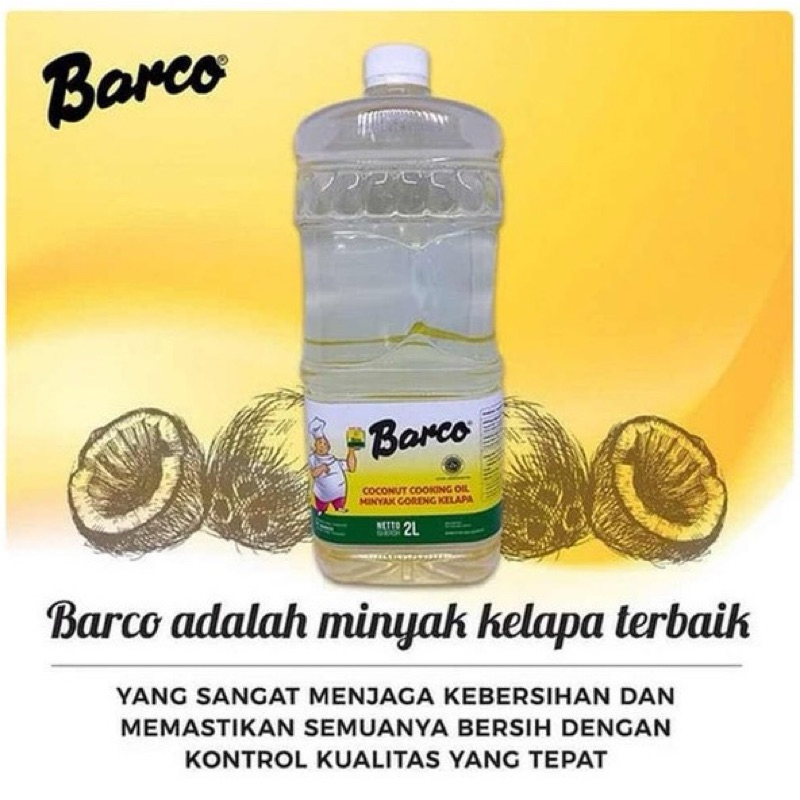 Jual Barco 2L Minyak Kelapa Coconut Oil | Shopee Indonesia