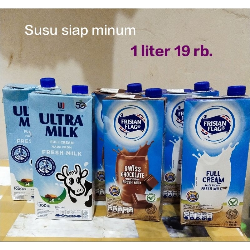 Jual Susu UHT Full Cream 1 liter | Shopee Indonesia