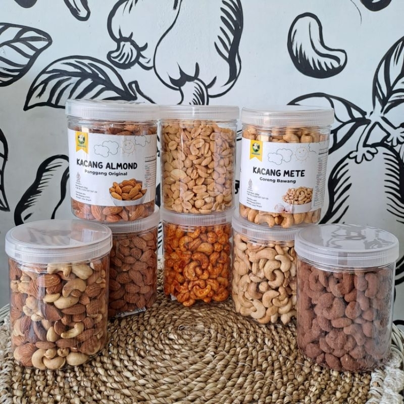 Jual Paket Kacang Mede Mete Almond Toples Ekonomis Snack Cemilan Siap ...
