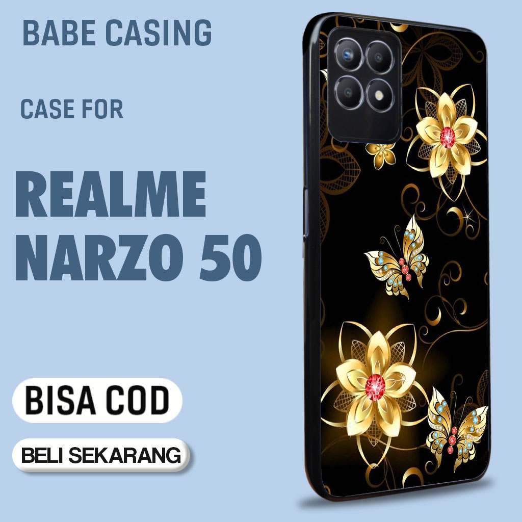 Jual case hp realme narzo 50 terbaru aesthetic kupu kupu art streetwear cowok keren lucu casing ...