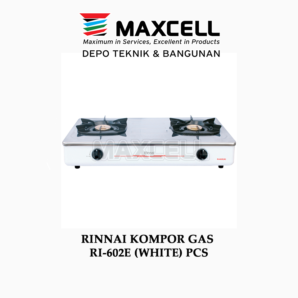 Jual RINNAI KOMPOR GAS RI-602E (WHITE) | Shopee Indonesia