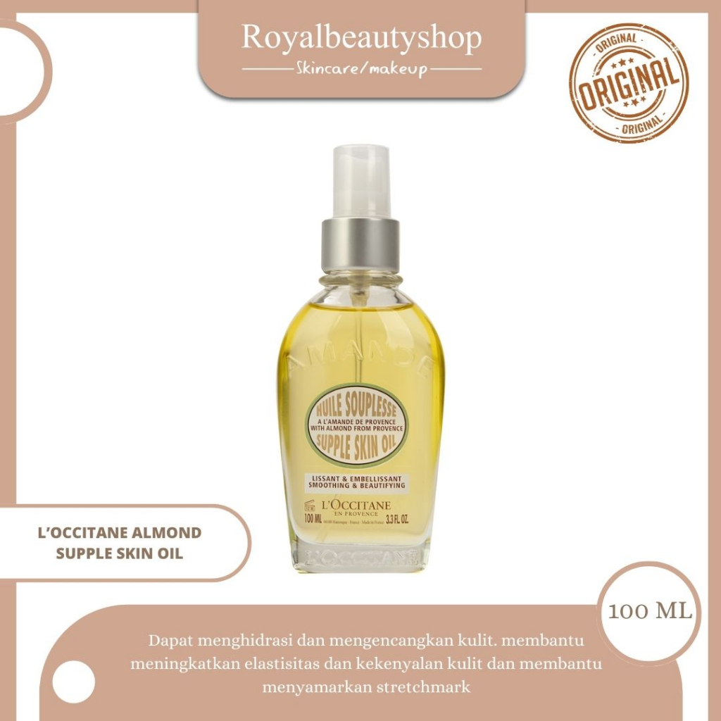 Jual Loccitane Almond Supple Skin Oil 100ml | Shopee Indonesia