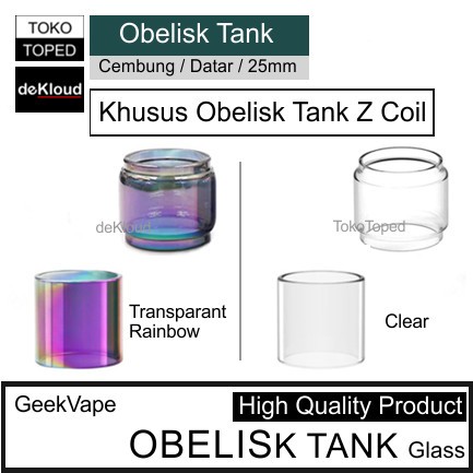 Jual OBELISK TANK Replacement Glass | 25mm | Z Coil kaca tabung ...