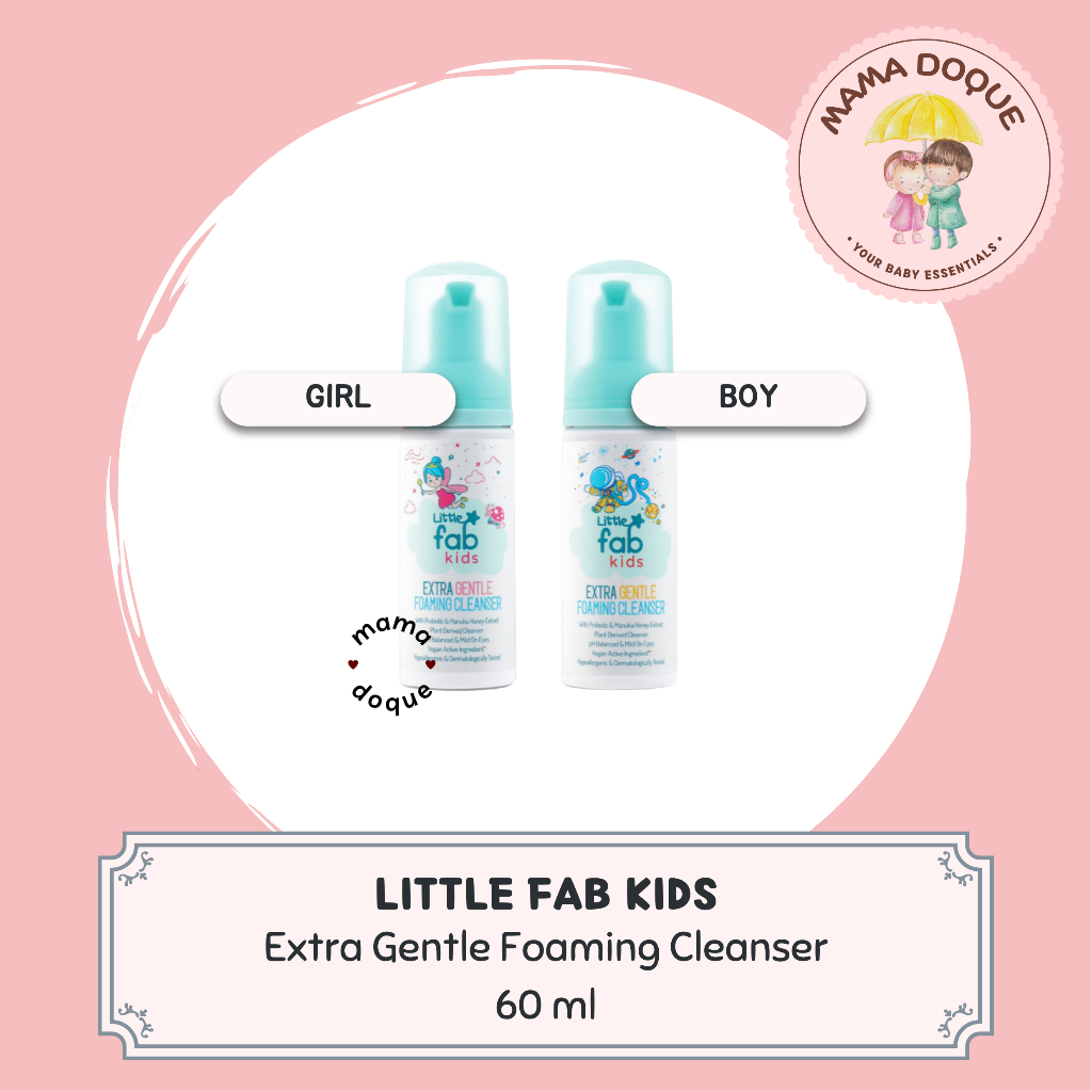 Jual Little Fab Kids Extra Gentle Foaming Cleanser / Sabun Cuci Muka ...