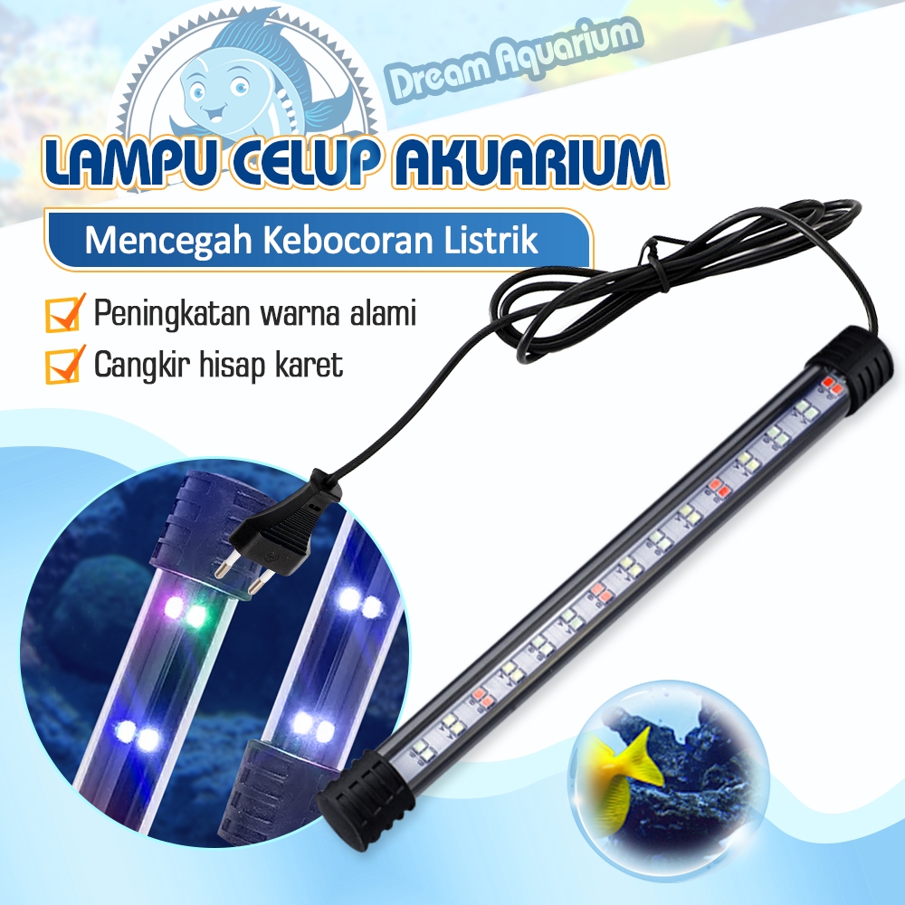 Jual AKUARIUM LAMPU LED CELUP AKUARIUM LAMPU LED AQUQSCAPE T4 LAMPU ...