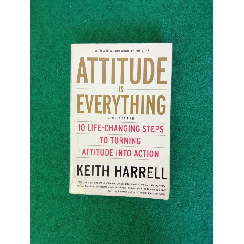 Jual Buku Attitude is Everything by Keith Harrell [Original, English ...