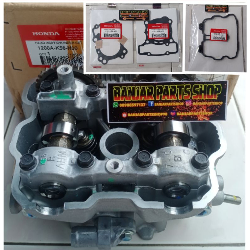 Jual HEAD ASSY CYLINDER K56 DEKSEL K56 1200AK56N00 CB150R LED CBR150R ...