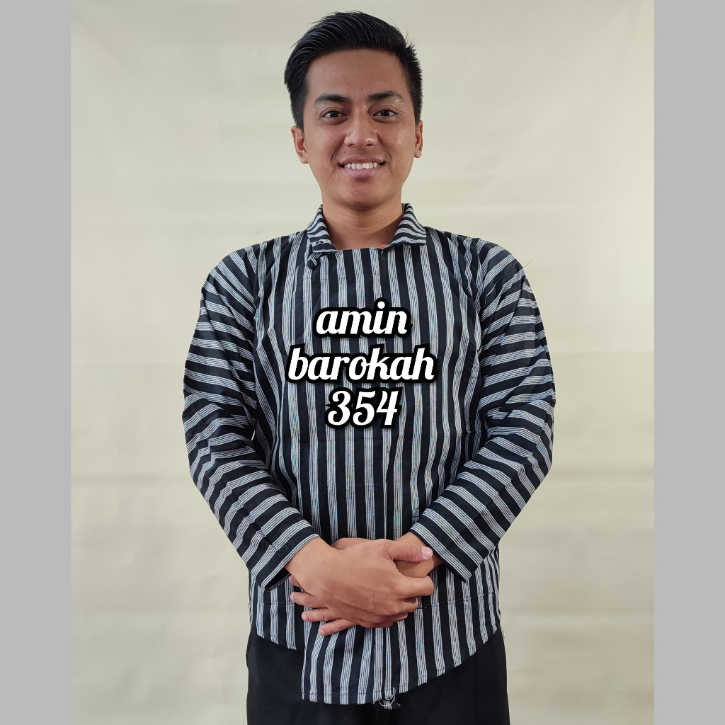 Jual COD...!!! Baju Surjan Tenun Lurik Warna Abu-Abu - Ukuran Dewasa #Adat #Jawa #Tradisional # ...