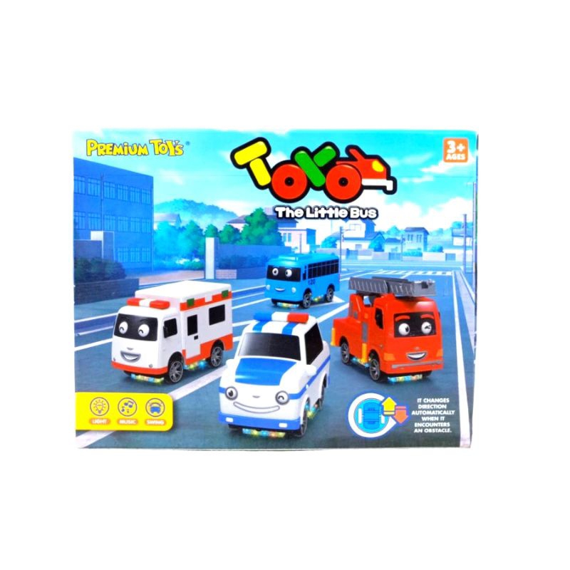 Jual Mainan Bus Toyo/Tayo & Friends The Little Bus PR-17779 | Shopee ...