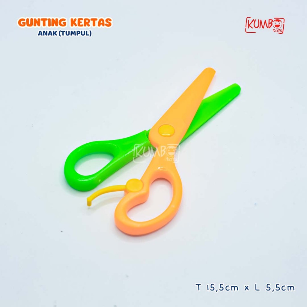 Jual Gunting Tumpul Gunting Kertas Anak Ujung Tumpul Scissors Rounded ...