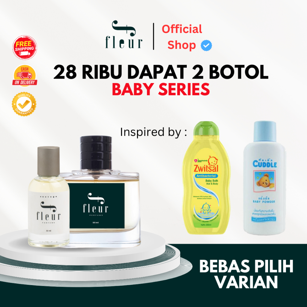 Jual Fleur - Parfum Baby Zwitsal Parfum Cuddle Parfum Bayi aroma Baby ...