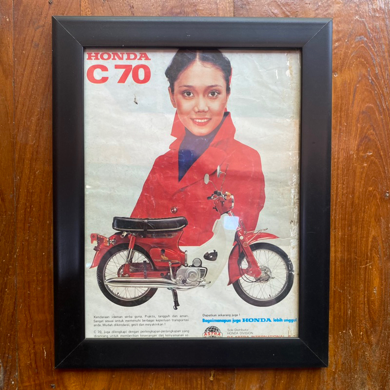 Jual Poster Iklan Honda C70 Jadul | Shopee Indonesia
