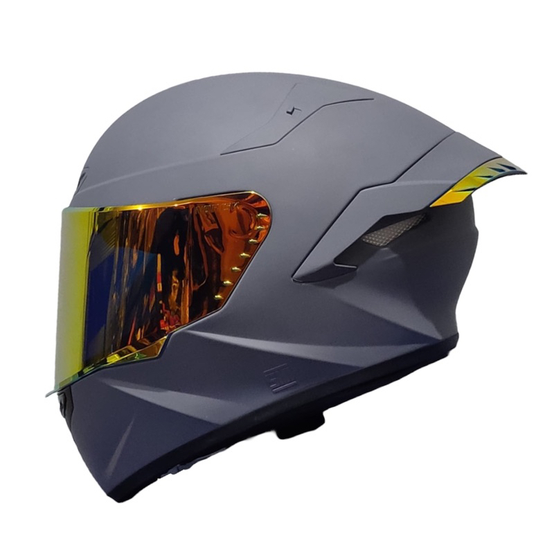 Jual Grey Doff • Helm Full Face KBR TTC / TT COURSE KBR / KBR TTC ISLE ...
